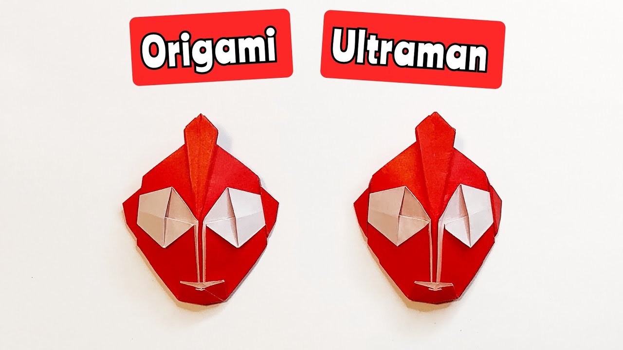 How to make Origami Ultraman | Easy Origami ||折り紙ウルトラマンの作り方動画 シンウルトラマン ...