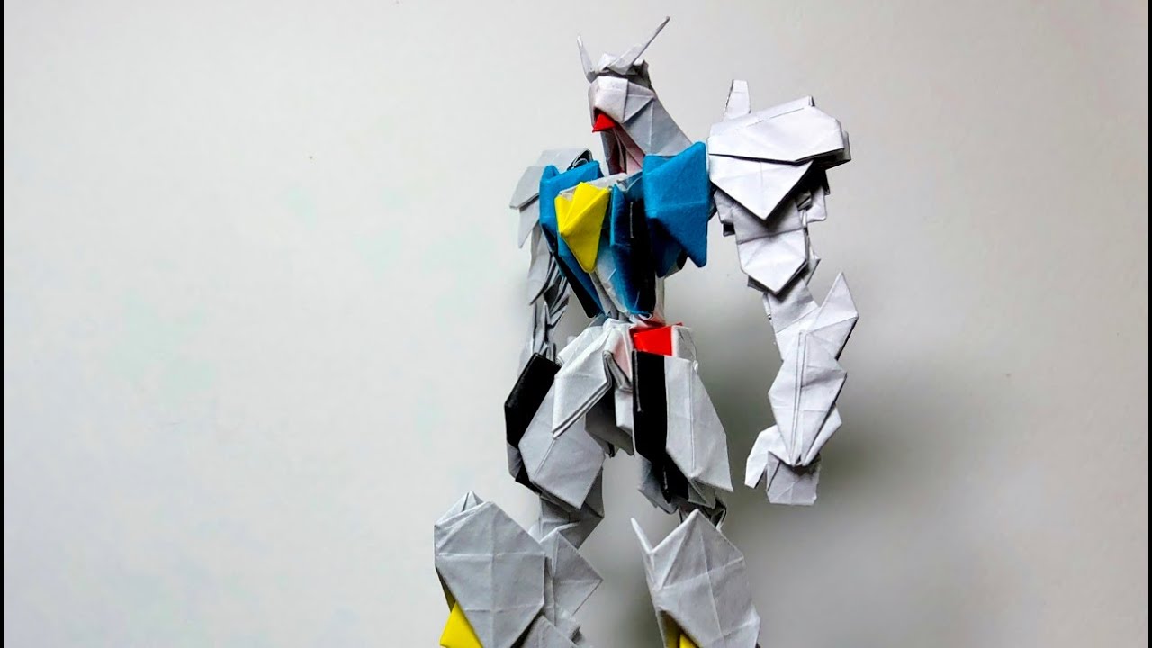 【すごい折り紙】ガンダムエアリアルの折り方・作り方動画 キャラクター Gundam Aerial Origami | shigeyuki.net