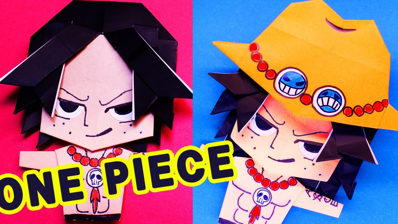 【ONE PIECE・キャラクター折り紙】エースの作り方・折り方動画ONE PIECE Character Origami ...