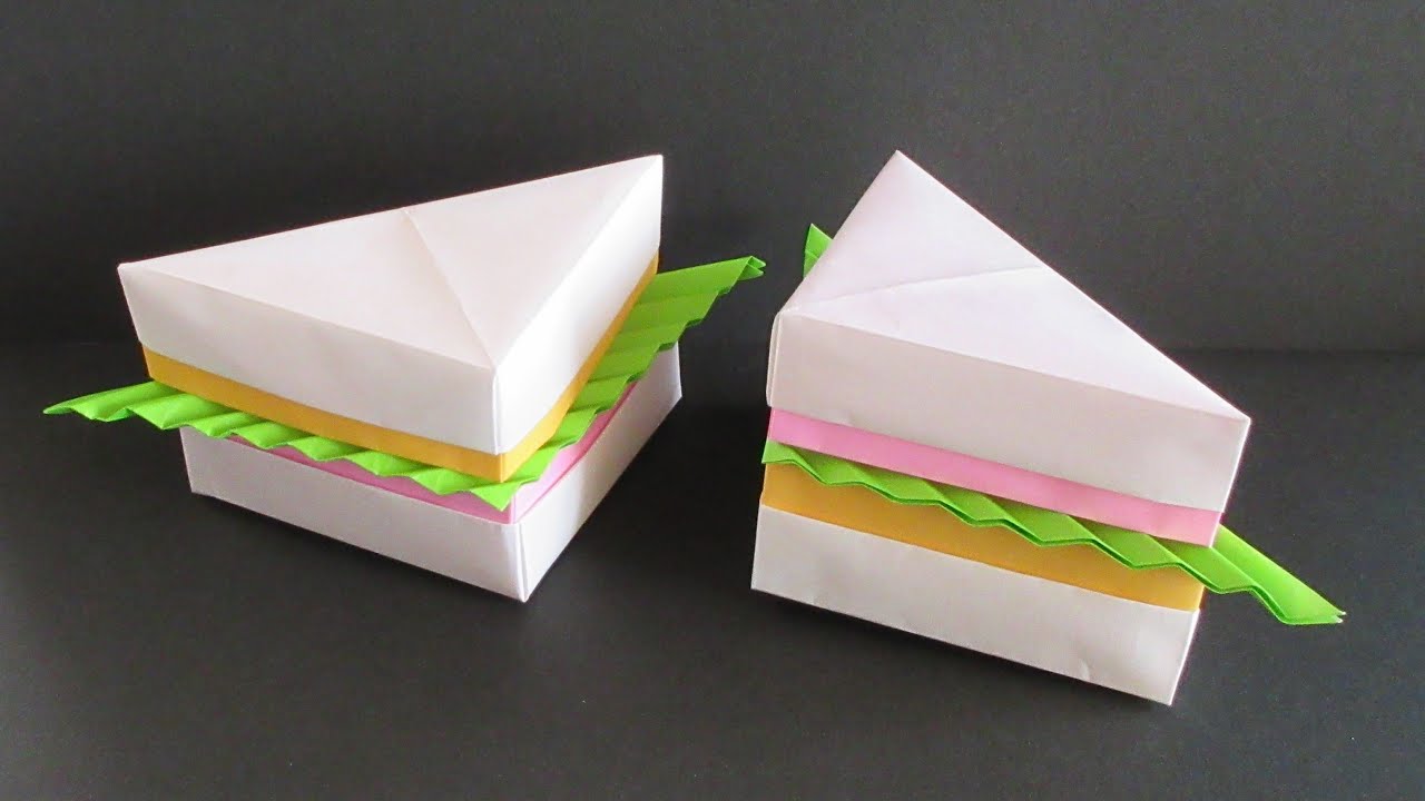 子どもたちの集中力を育む！折り紙サンドイッチの作り方とアイデア【origami】Sandwich | shigeyuki.net